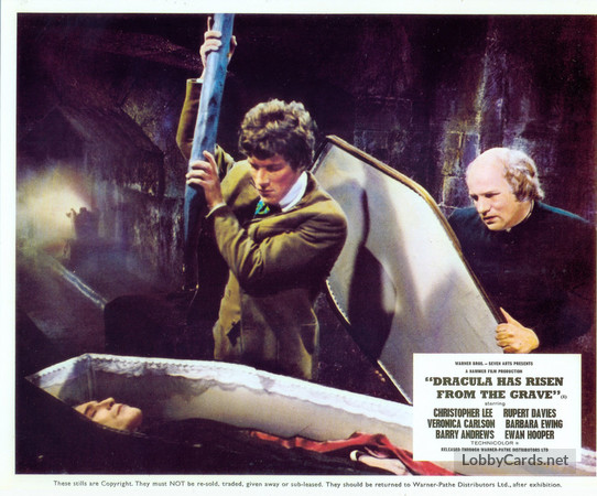 Dracula Has Risen From The Grave Lobby Card