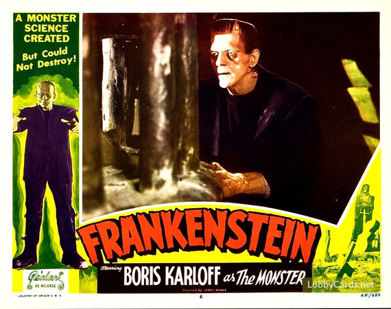 Frankenstein lobby card